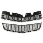 Bumper grille Assembly For 2010-2015 Chevrolet Equinox Models w/Chrome ...
