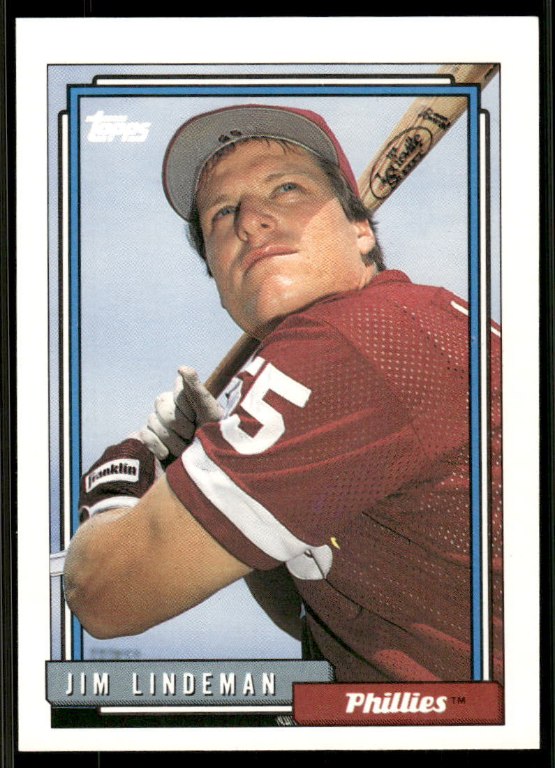 1992 Topps #258 Jim Lindeman | eBay