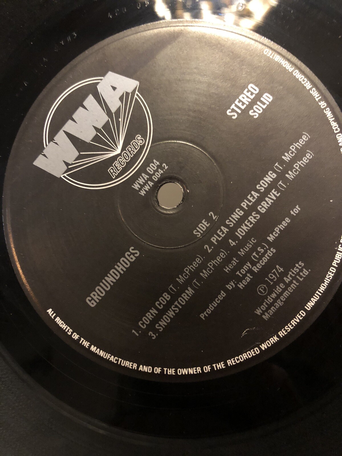 groundhogs solid vinyl lp album record Heavy Prog WWA 1974 | eBay UK