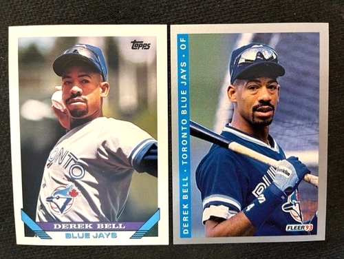 MLB - Derek Bell 1993 Topps & 1993 Fleer Baseball - Blue Jays | eBay