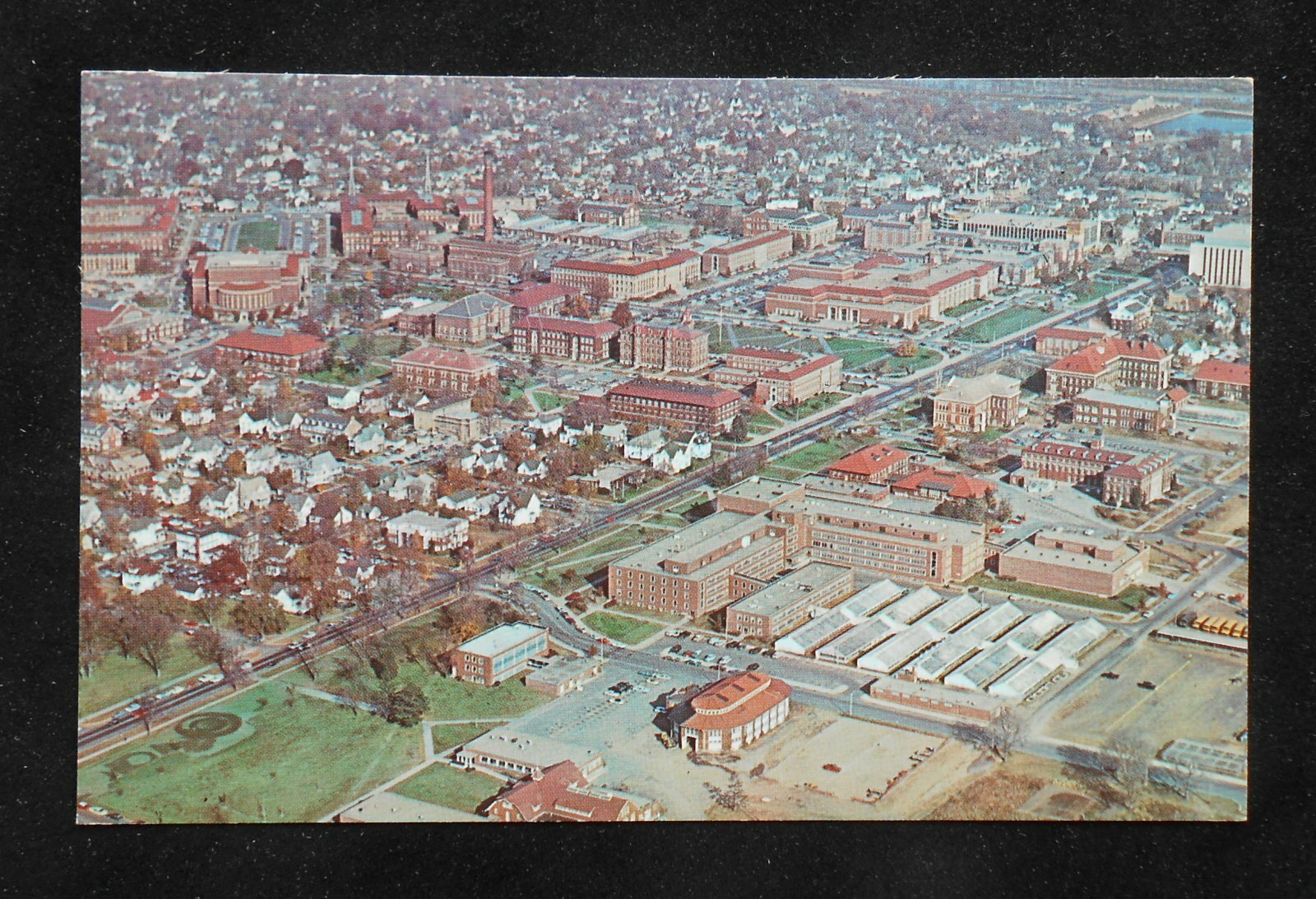 1960s Aerial View Purdue University Campus West Lafayette IN Tippecanoe ...