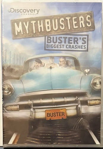 Mythbusters DVD 2012 Buster’s Biggest Crashes Discovery Channel Adam ...