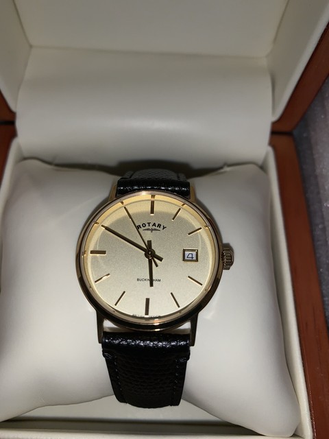 Gents 9ct Gold Rotary Elite Quartz Watch 9k for sale online | eBay