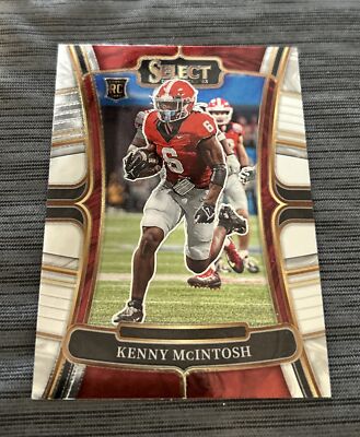 2023 Panini Select Draft Picks Kenny McIntosh Rookie Georgia Bulldogs ...