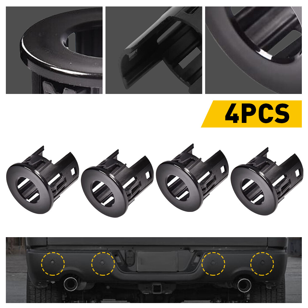 4X Parking Assist Sensor Bezels For Dodge Ram 1500 14-18 Outer Front ...