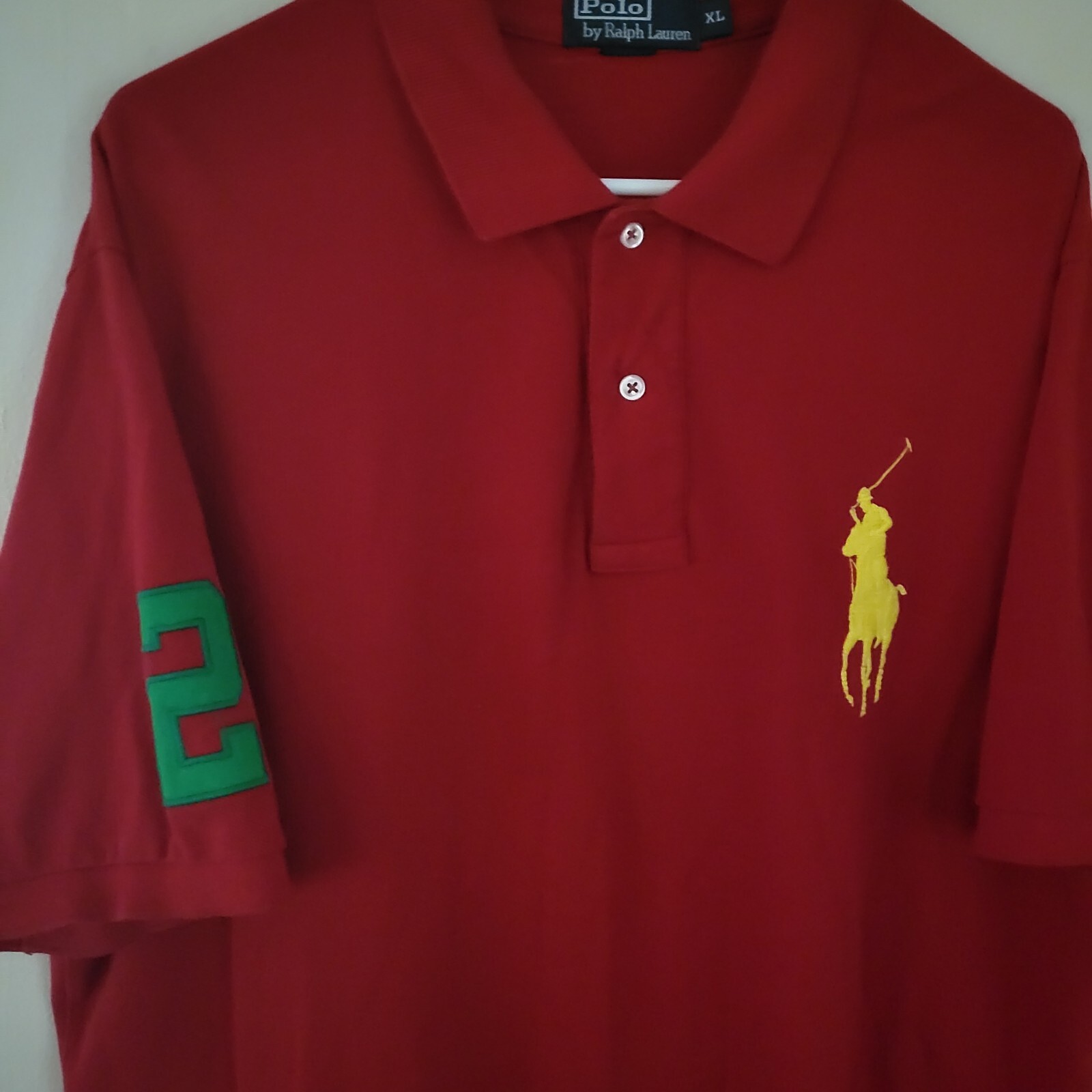 Ralph Lauren Rugby Varsity Big Pony Polo Shirt - Gem