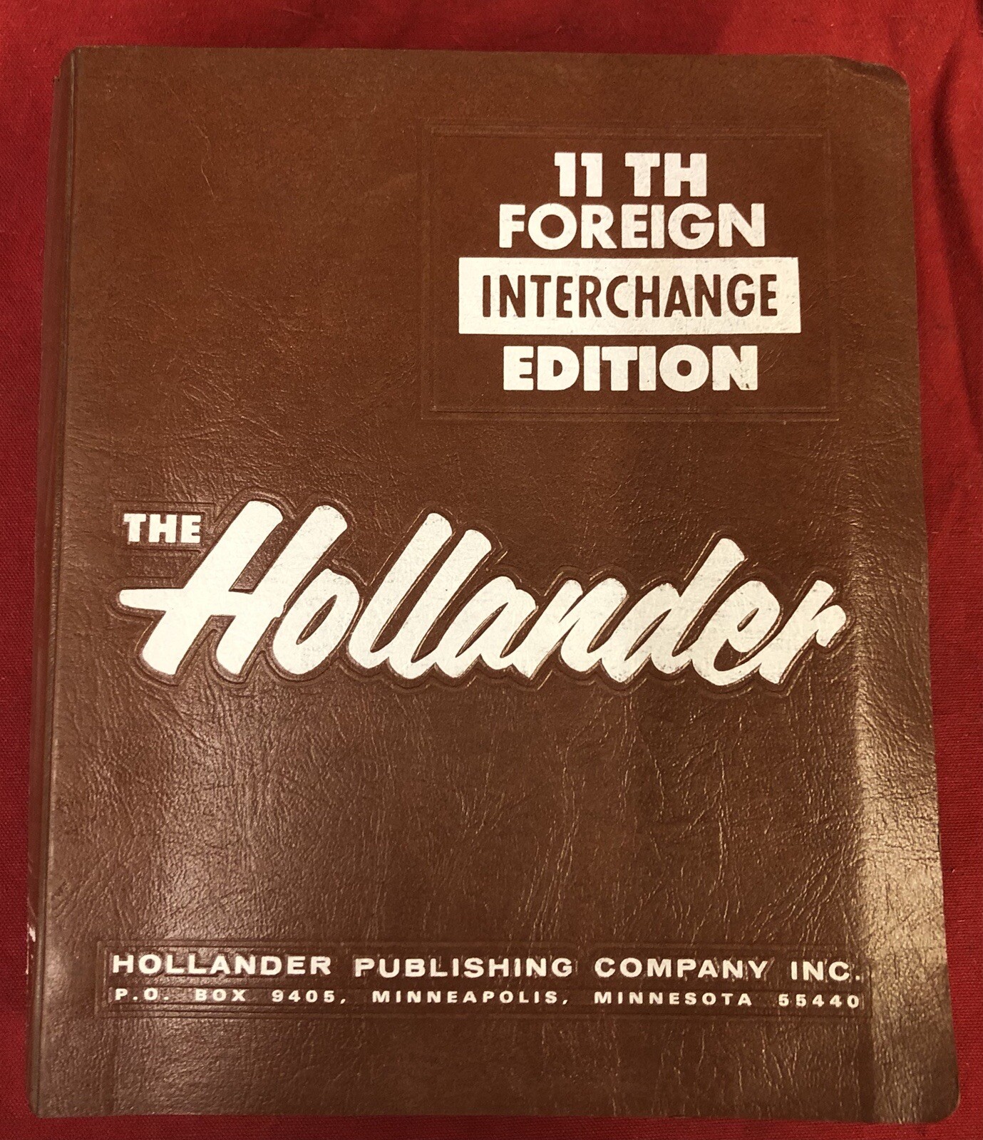 11th Hollander Interchange Manual for Imports 1962-1988, THOUSANDS of ...