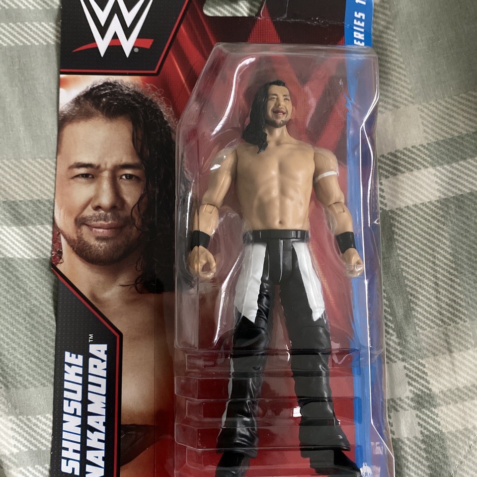 WWE Series 138 Shinsuke Nakamura (Black Pants) Mattel Basic Wrestling ...