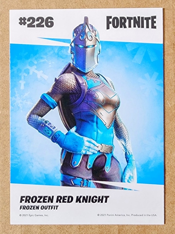 2021 Panini Fortnite Series 3 Frozen Red Knight #226 Holo Foil Frozen ...