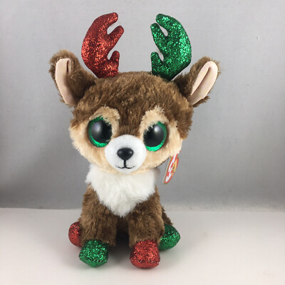 Ty Beanie Boos - KINLEY the Christmas Reindeer (6 Inch) Plush Toy NEW ...