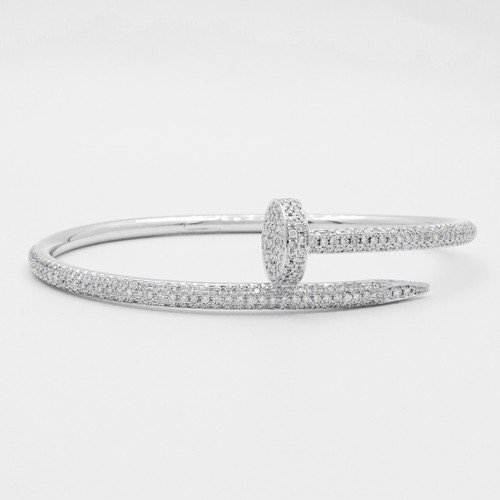 CARTIER Juste un Clou bracelet #18 WG diamond 18 homme bracelet | eBay