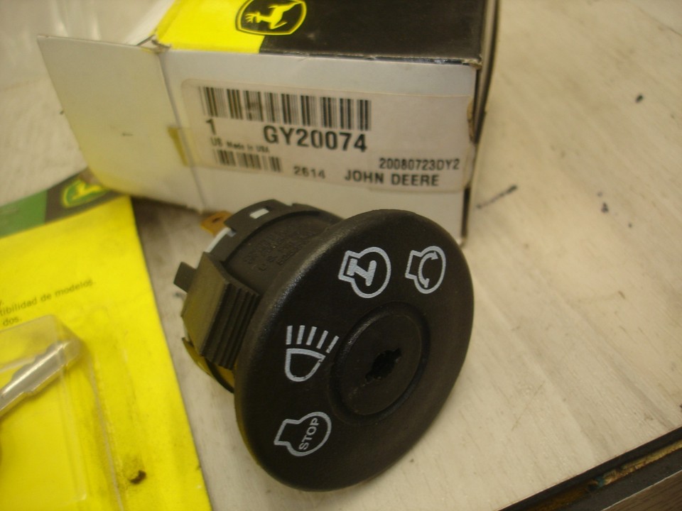 John Deere OEM NEW key switch and key -gy20074 | eBay