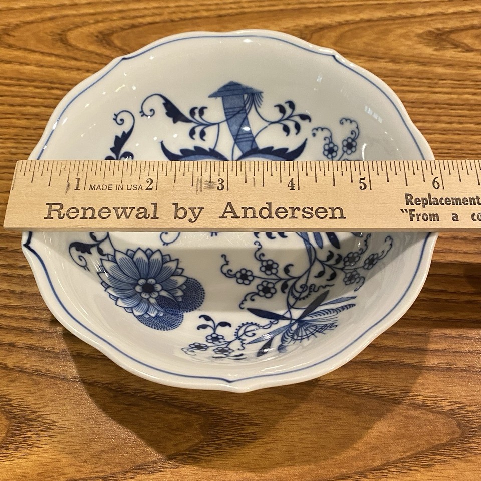 1 Blue Danube Cereal Bowl 6" Diameter Rectangular Back Stamp Japan | eBay