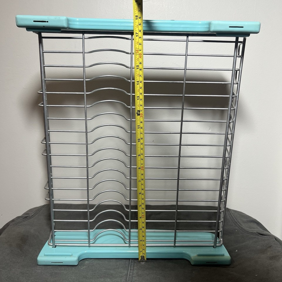 Vintage Kitchenaid Aqua Dish Drying Drainer Rack Turquoise Kitchen ...