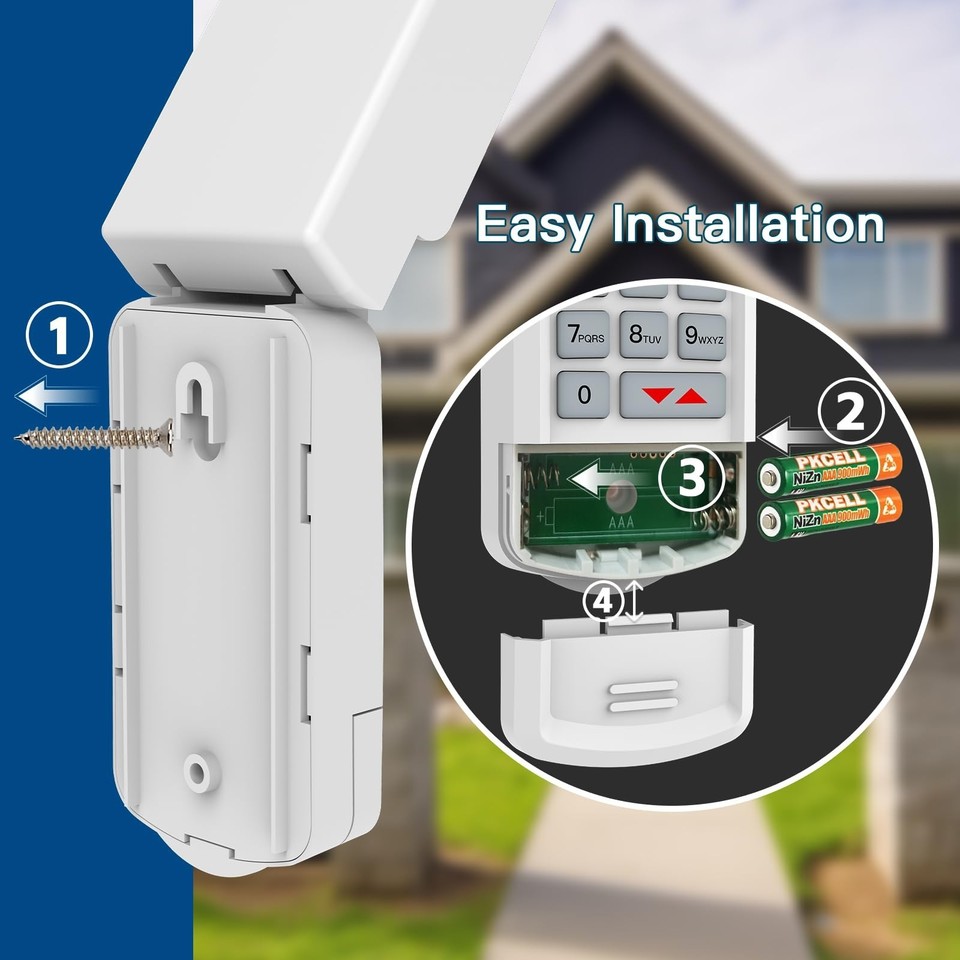 Garage Door Opener Keypad for All Genie Overhead Door Intellicode ...