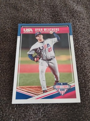 2019 Panini Stars&Stripes Ryan Weathers USA Baseball 18U National Team ...