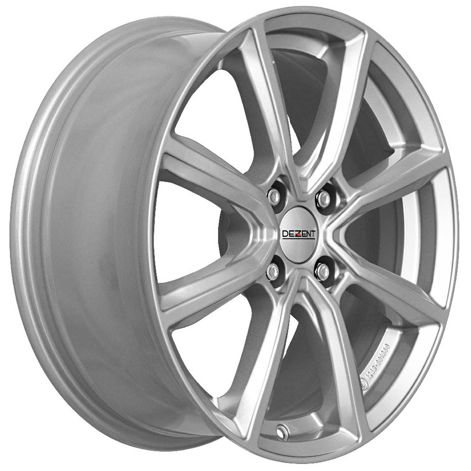 4 Dezent TN silver wheels 7.0Jx17 4x108 for Citroen C3 C4 17 Inch rims ...