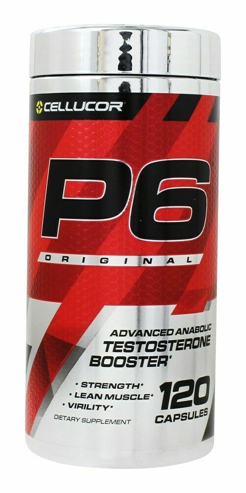 Cellucor P6 Original Ergogenic Testosterone Booster - 120 Capsules for ...