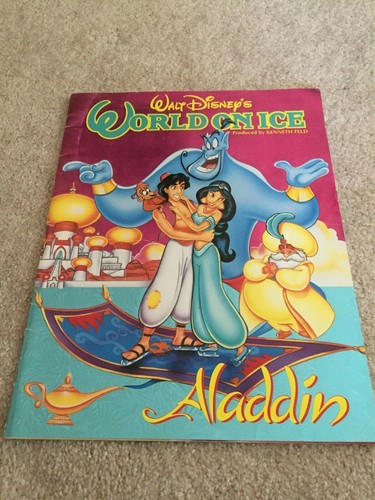 WALT DISNEY WORLD ON ICE PROGRAM FROM ALADDIN 1993 TOUR, RARE, VINTAGE ...