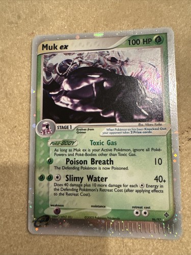 Pokémon TCG Muk ex EX Dragon 96/97 Holo Holo Rare EX | eBay