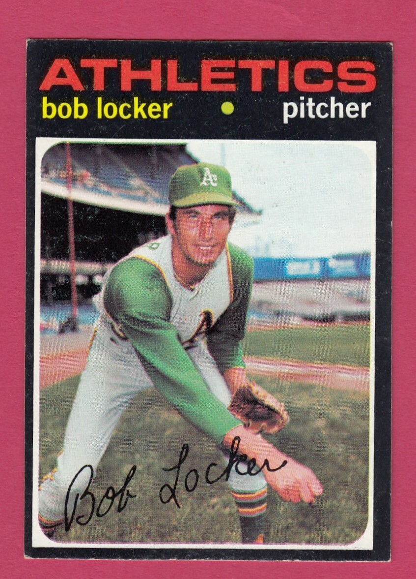 1971 Topps Baseball # 356 Bob Locker Oakland Athletics | eBay