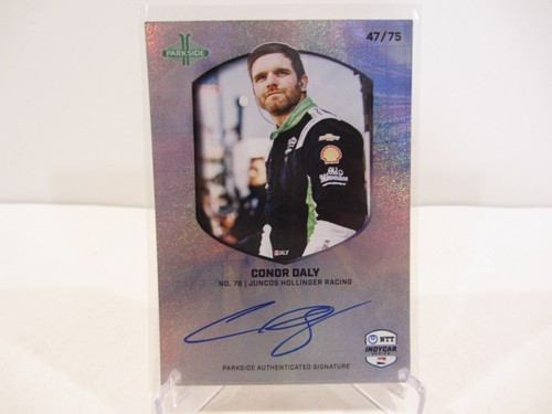 2025 CONOR DALY signed SIGNATURE SERIES 47/75 INDY CAR PARKSIDE TRADING ...
