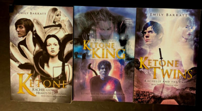 EMILY BARRATT BOOKS 1 2 & 3 OF THE KETONE SERIES ALL SIGNED BY AUTHOR ...