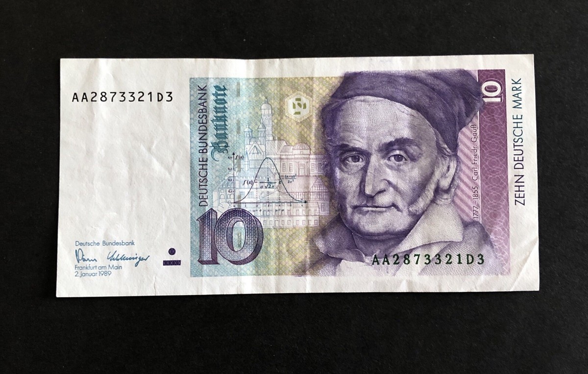 Gauss Deutsche Mark Duitse Mark Wikipedia