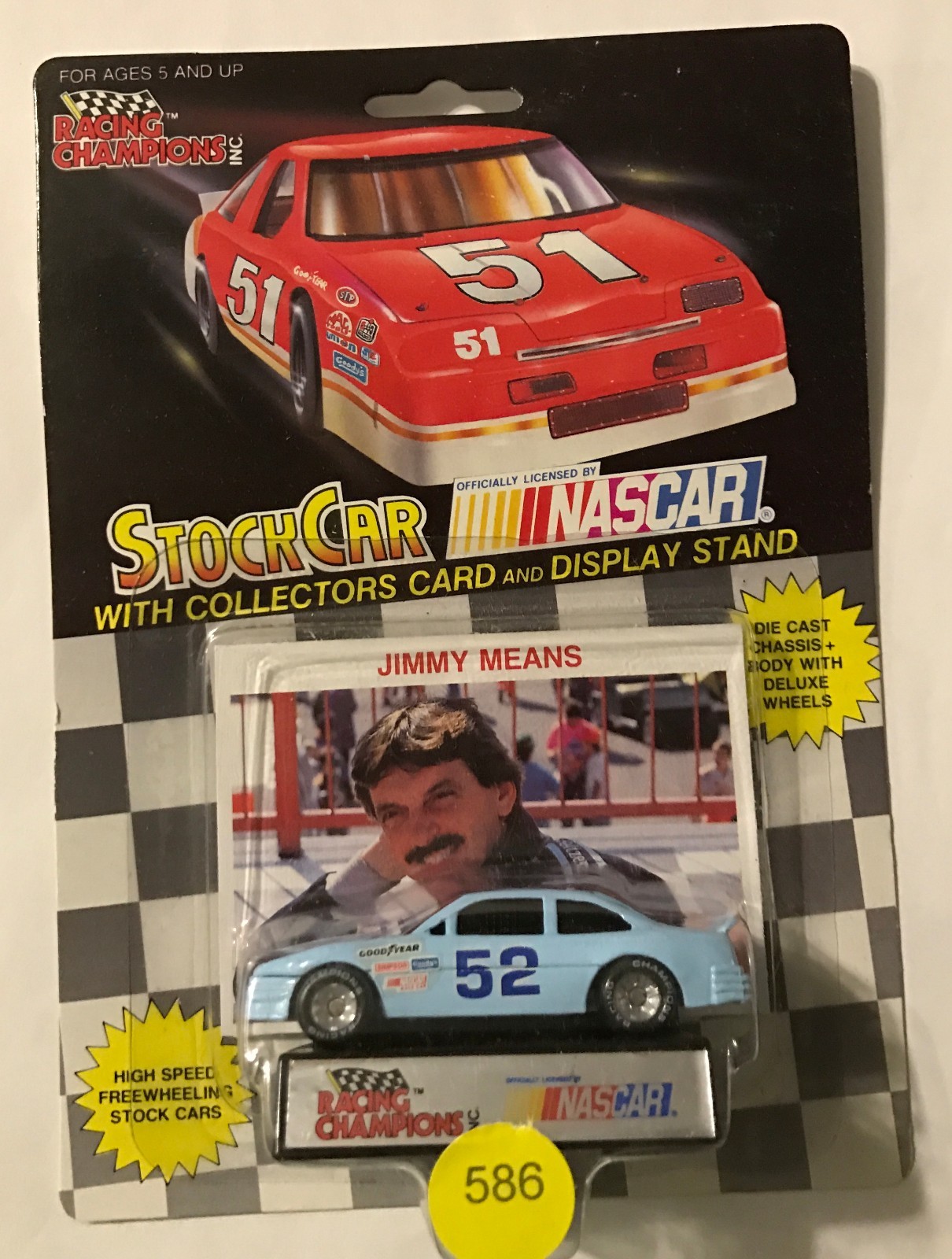 1991 RACING CHAMPIONS 1/64TH #52 JIMMY MEANS ALKA SELTZER - #586 | eBay