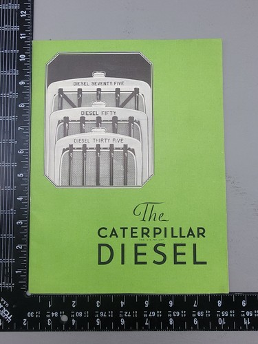 Genuine - The Caterpillar Diesel - Brochure Sales Advertising | eBay