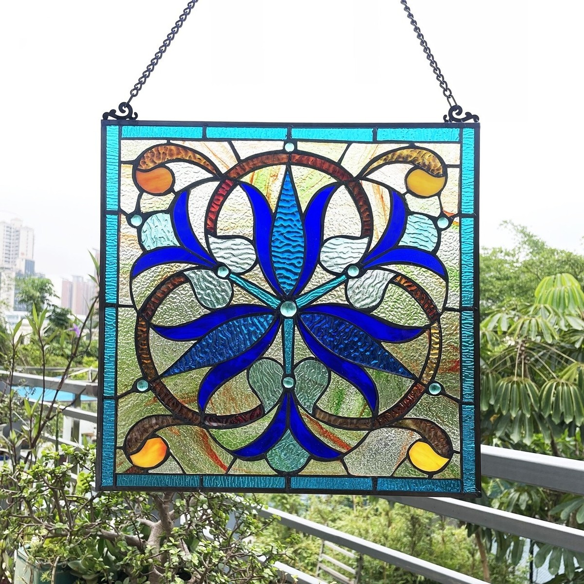 Fabulous Color Stained Glass Bargain John's Antiques | Over The Bay