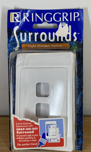 Ringgrip Surrounds Light Dimmer Switch, SMSLD/RB-WE, White, 3 Pack ...