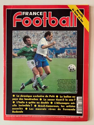 FRANCE FOOTBALL 21 JUIN 1994 WORLD CUP USA 94 IRLANDE ITALIE 1-0 | eBay