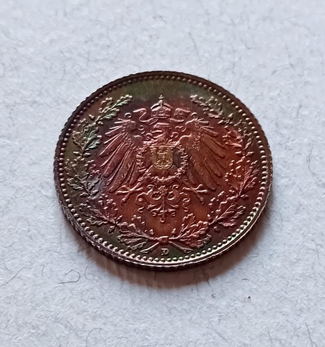 Germany 1/2 Mark 1905 D William II Silver Coin | eBay