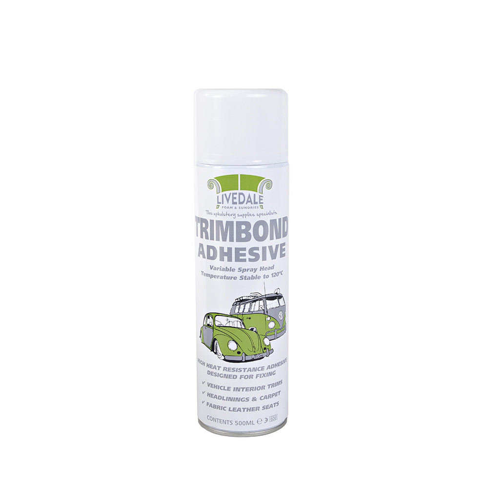 2x HIGH TEMP TRIM SPRAY GLUE ADHESIVE TRIMBOND FOR HEADLINERS & CAR ...