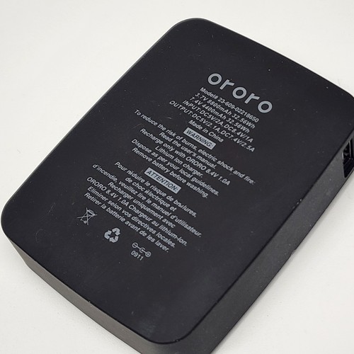 ORORO Rechargeable Battery/Power Bank 7.2V 4400 mAh for Heated Jackets ...