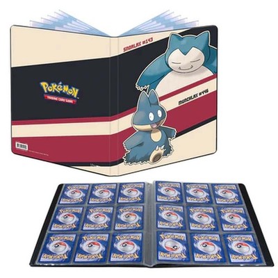 Ultra Pro PRO-Binder 9 Pockets 360 Cards SNORLAX MUNCHLAX Pokemon | eBay
