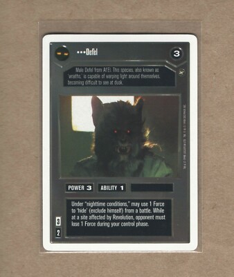 Star Wars CCG - A New Hope Unlimited - Defel - DS | eBay