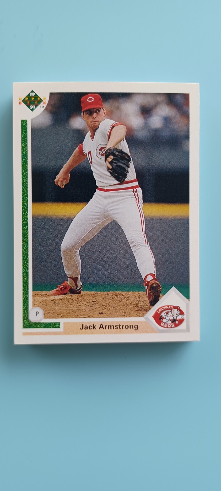 14 Baseball cards 1990-91 Upper Deck #373 Jack Armstrong Reds etc ...