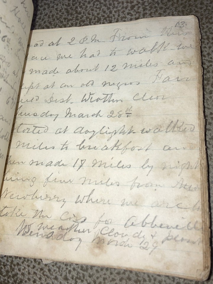 Civil War Diary and Letters of Confederate POW 5th Alabama Captain John ...