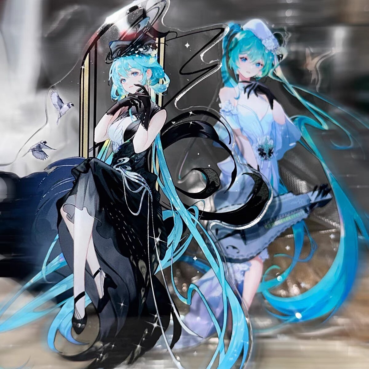 Dark Vocaloid Hatsune Miku Stream 【Miku Hatsune (Append Dark)