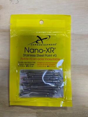 Carbon Express Nano-XR Stainless Steel Target Point 80 GR | eBay