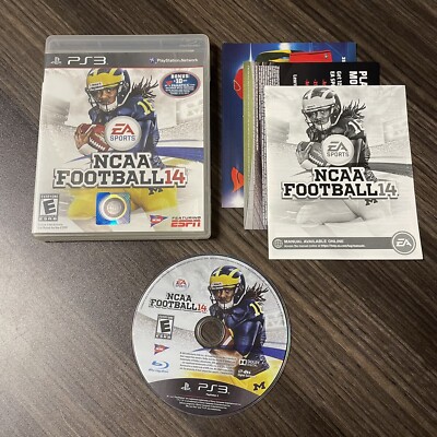 NCAA Football 14 PlayStation 3 PS3 COMPLETE Disc + Case + Manual | eBay