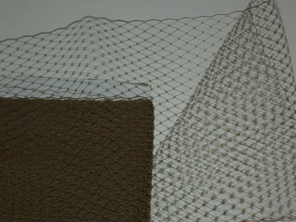 9" french birdcage veil netting fabric birdcage bridal veil hat net 18 ...