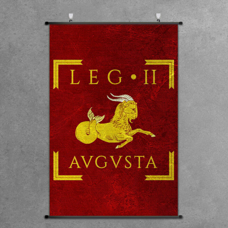 Roman Legion Banner Scroll Poster Flag Print Ancient SPQR Wall Art ...