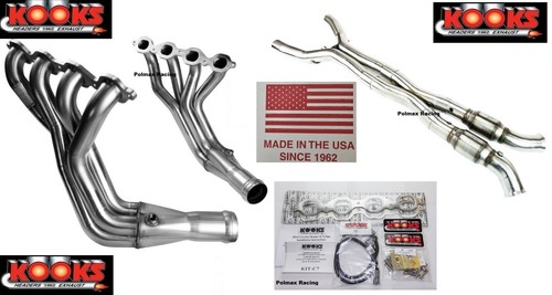 Kooks 1-7/8'' headers H.O green catted x-pipe kit 2014-19 Corvette C7 Z06 ZR1 GS | eBay