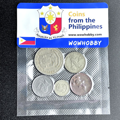 Philippine Coins 🇵🇭 5 Unique Random Coins from Philippines for Coin ...
