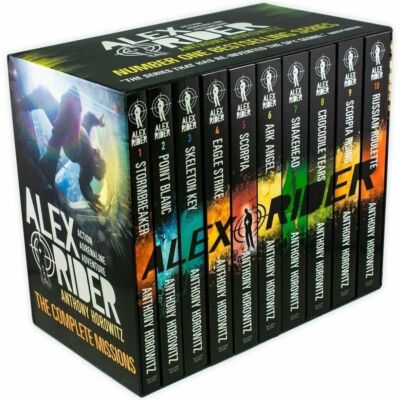 Alex Rider The Complete Missions 10 Books Box Set Ages 9-14 By Anthony ...