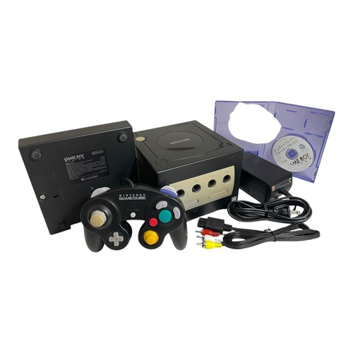 Console Nintendo GameCube Noire + Game Boy Player Enjoy Plus Pack ...
