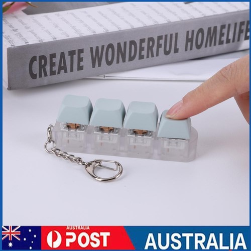 Keyboard Key Toy Button Keycap Fidget Keychain Decompression Toys ...